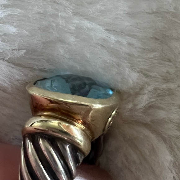David Yurman | Jewelry | David Yurman Noblesse Blue Topaz Ring | Poshmark